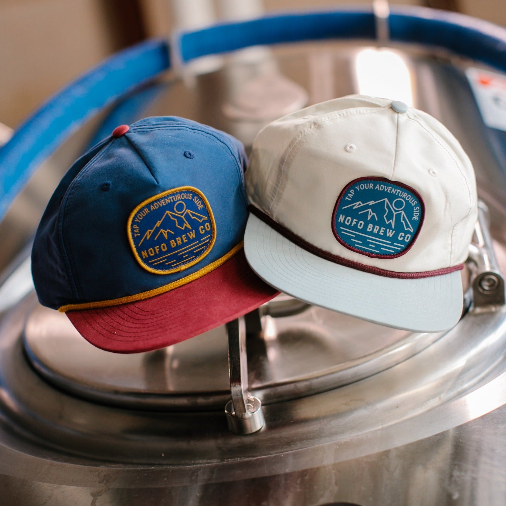 White and Light Blue Gramps – NoFo Brew Co.